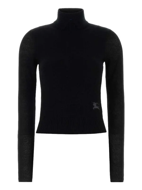Burberry Wool Blend Knitwear - Black