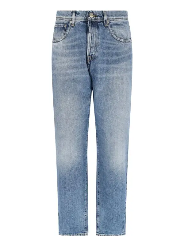 Incotex Straight Leg Jeans - Blue