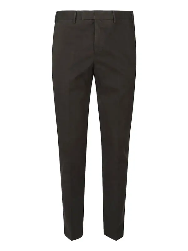PT TORINO Master Flat Front Pants - Brown
