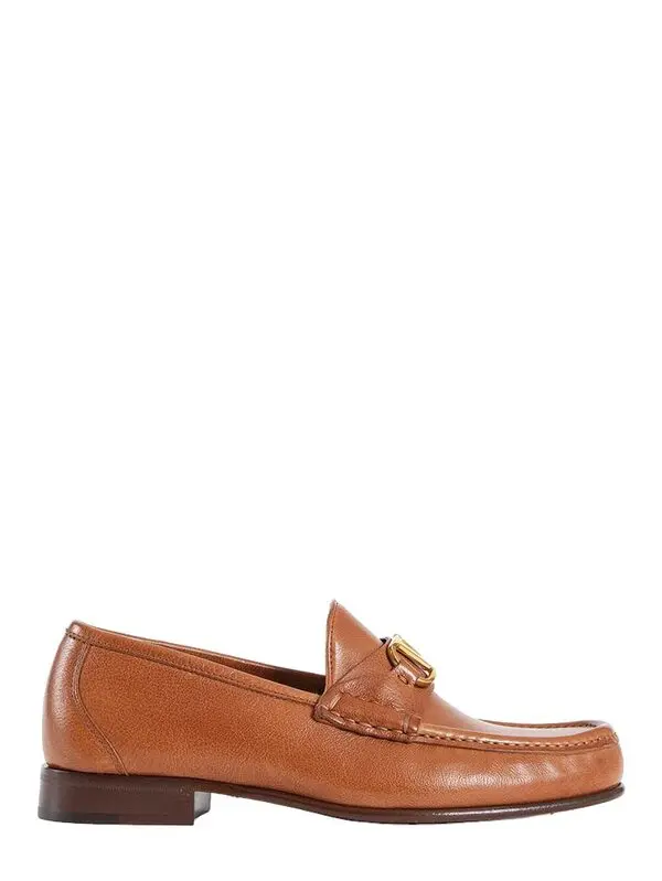 Valentino Garavani Vlogo Signature Loafer - Brown