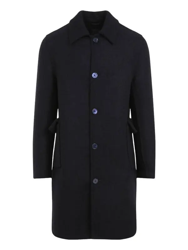 Givenchy Virgin Wool Coat - Blue