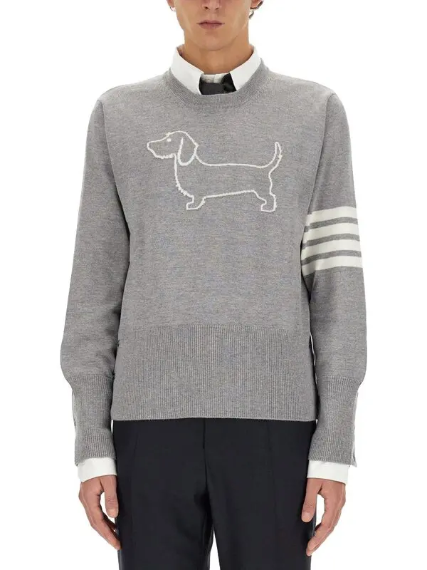 Thom Browne Jersey Hector - Grey