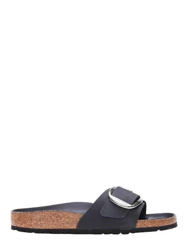 BIRKENSTOCK Madrid Big Buckle Sandals - Black