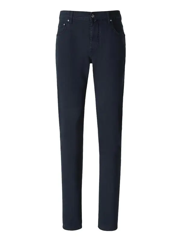 Jacob Cohen Five-pocket Corduroy Trousers - Midnight Blue