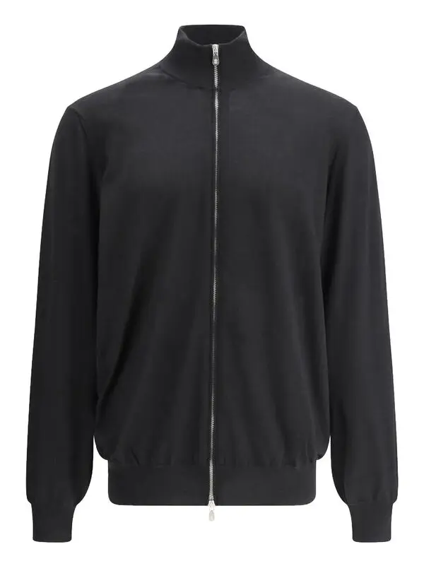 Brunello Cucinelli Wool Cardigan - Black