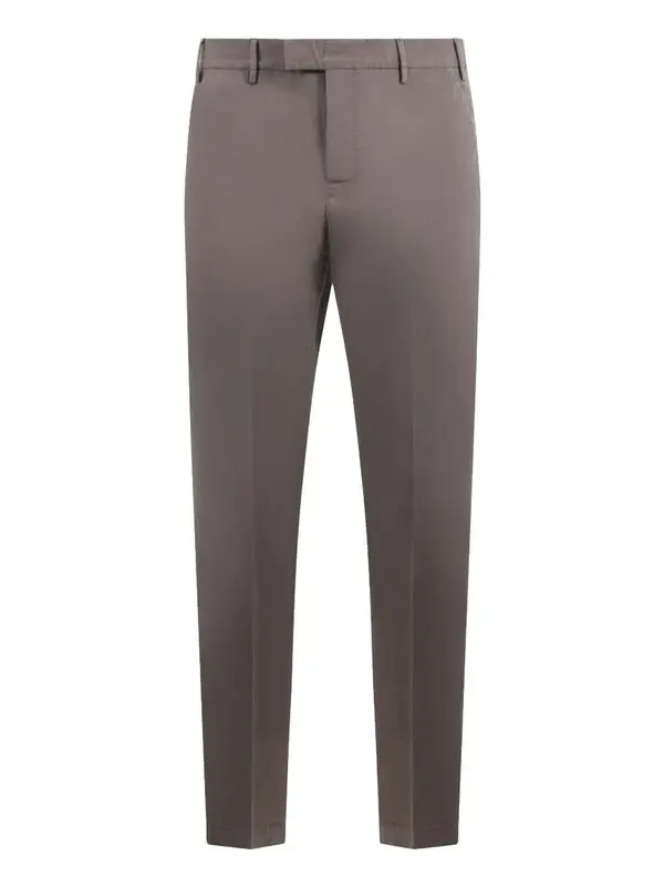PT TORINO Stretch Gabardine Trousers - Grey