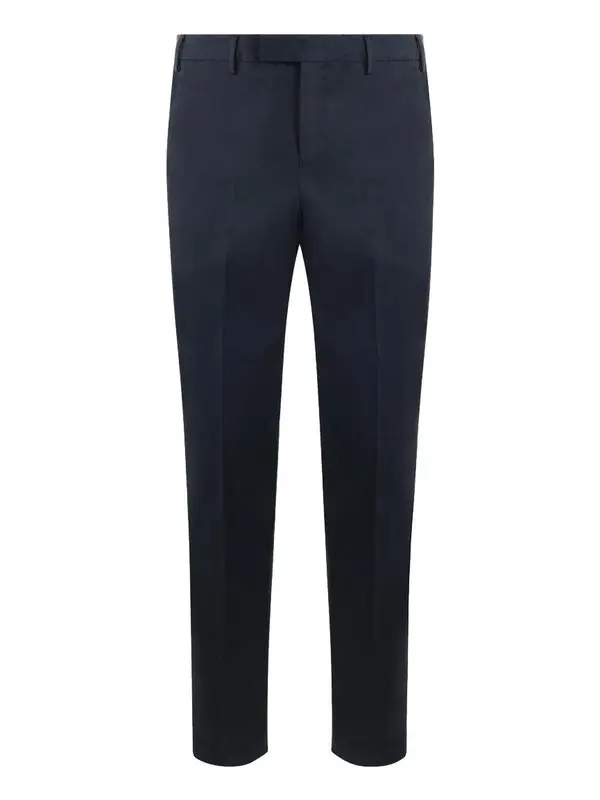 PT TORINO Trousers In Stretch Gabardine - Blue