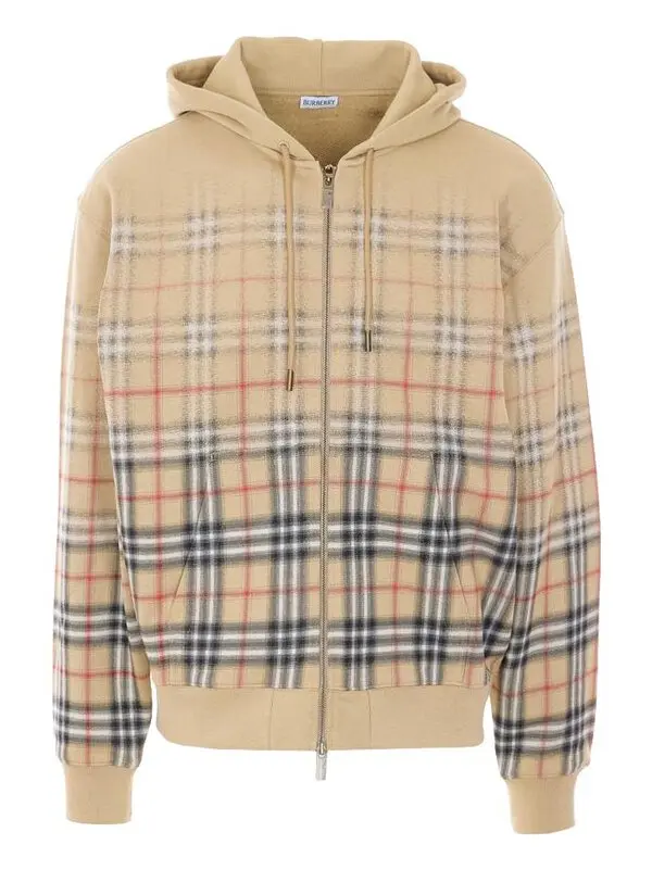 Burberry Crew Neck Jersey Sweater - Beige