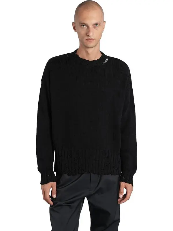 Marni Cotton Knitwear - Black