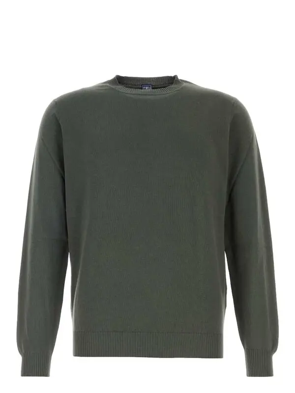 Fedeli Cotton Knitwear - Green