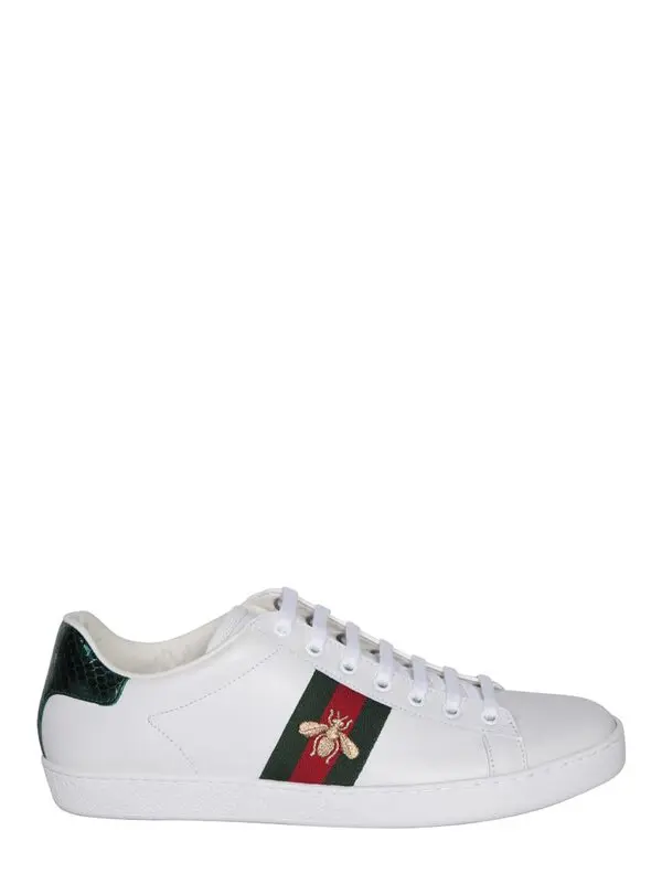 Gucci Leather Sneakers - White