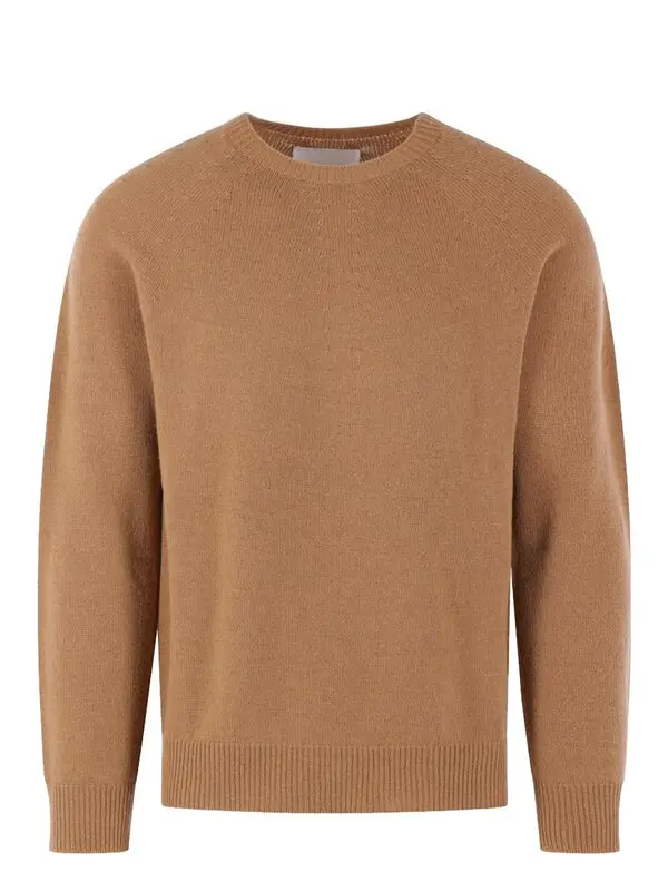JIL SANDER Wool And Cashmere Knit Sweater - Brown
