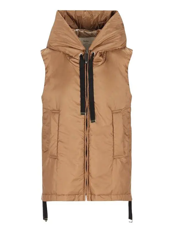 Max Mara Sleeveless Jacket - Brown