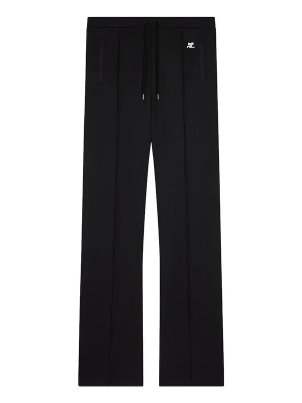 COURREGES Straight Leg Trousers - Black