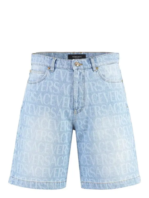 Versace Denim Shorts - Navy