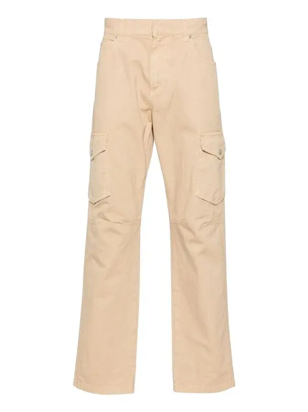 Balmain Straight Leg Trousers - Beige