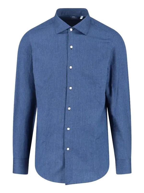 FINAMORE 1925 Shirts - Blue