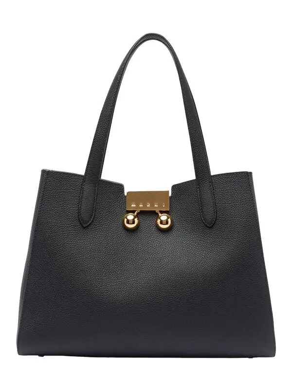 Marni Raffia Shopper - Black