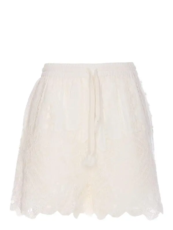 Pinko Serenata Shorts - White