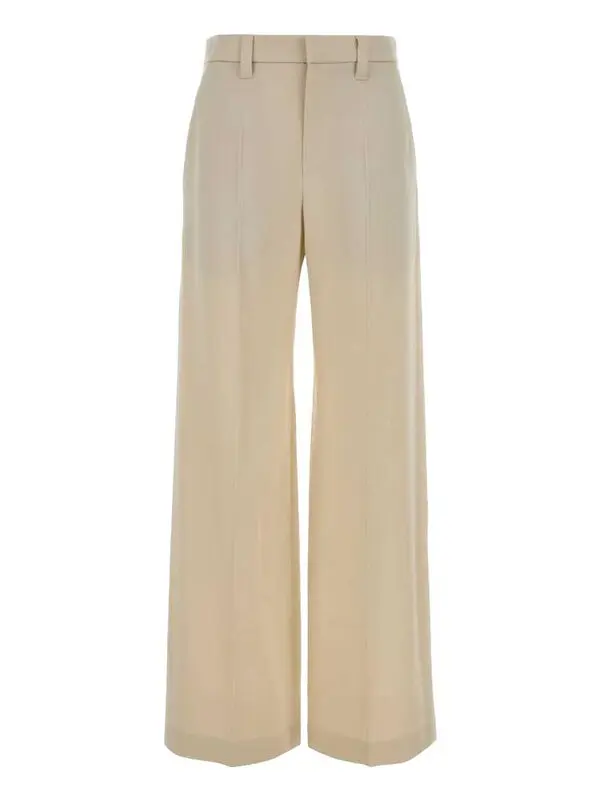 Brunello Cucinelli Wide-leg Pants - Beige O Tan