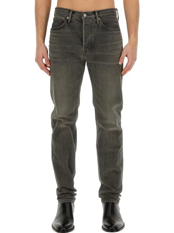 TOM FORD Straight Leg Jeans - Grey