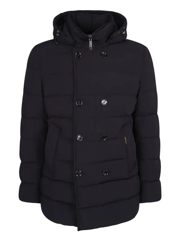 MOORER Florio Kn Tepa009 U0001 Padded Jacket - Black