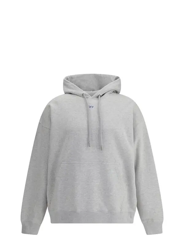 Off-White Stencil Arrow Skate Hoodie - Grey