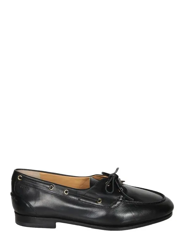 Bally Leather Loafers - Black