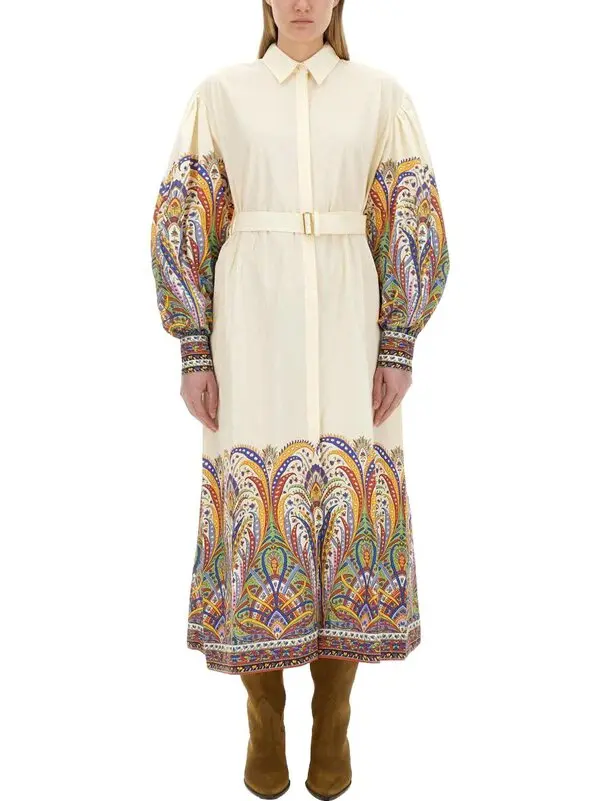 Etro Chemisier Dress - Beige