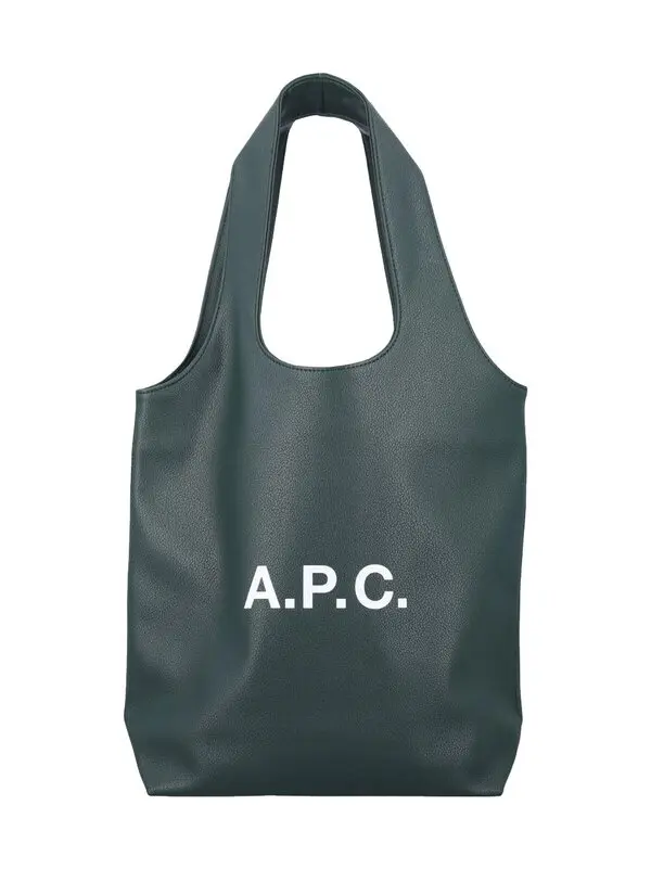 A.p.c. Ninon Small Tote Bag - Dark Green