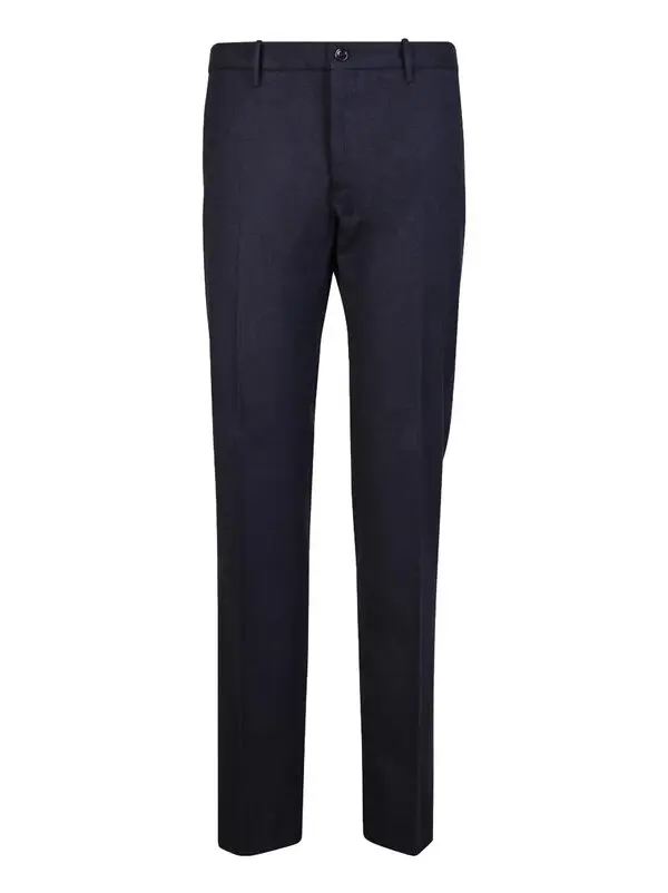 Incotex Cloud Cotton Slim Trousers - Blue