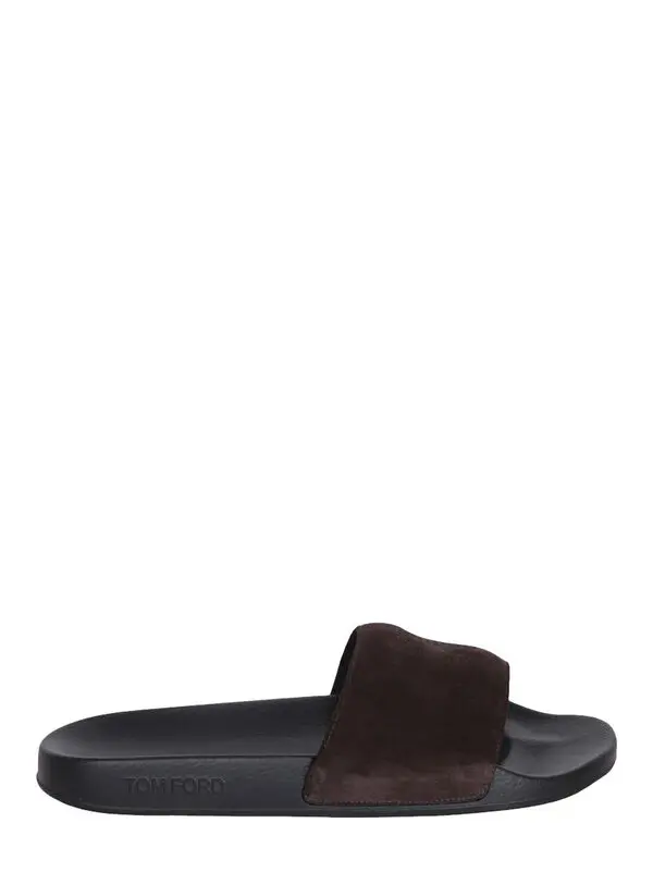 TOM FORD Suede Sandals - Brown