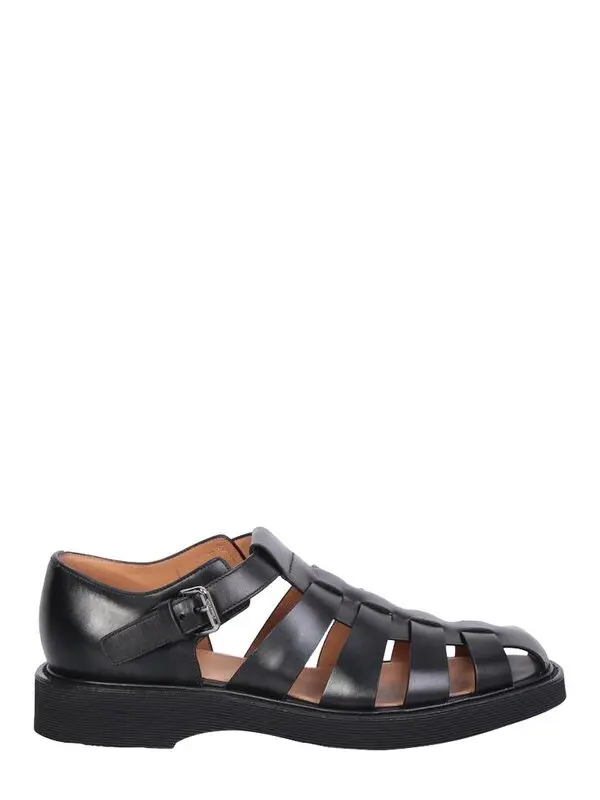 Church's Hove Leather Sandals - Black