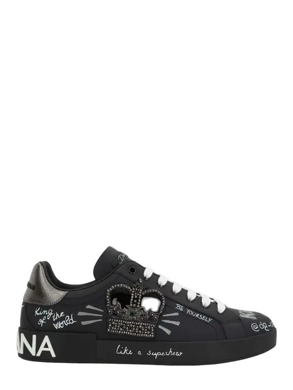Dolce & Gabbana Portofino Sneakers - Black