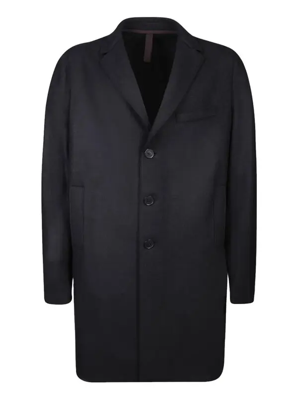 Harris Wharf London Cashmere Coat - Black