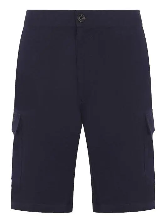 Brunello Cucinelli Cargo Shorts - Cobalt+dark Gray
