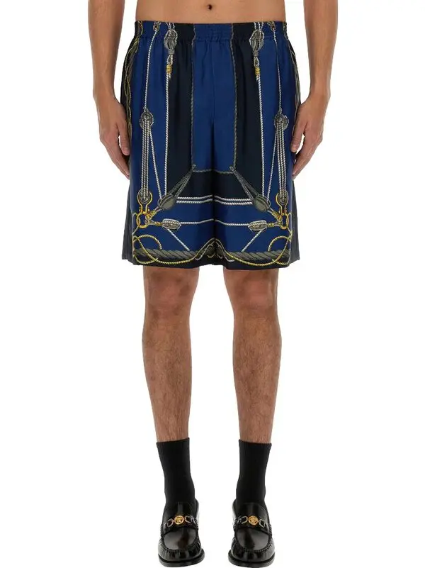Versace Twill Bermuda Shorts - Multicolour