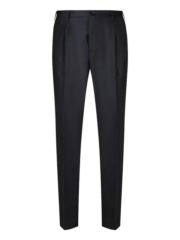 Incotex Wool Trousers - Black