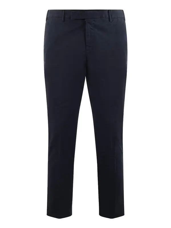PT TORINO Stretch Cotton Trousers - Blue