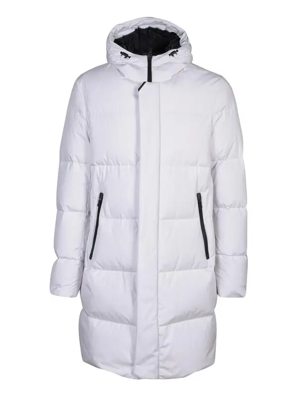 Herno Hooded Down Jacket - Grey
