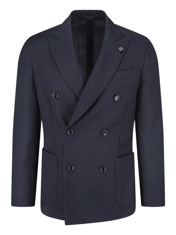 LARDINI Jacket - Blue