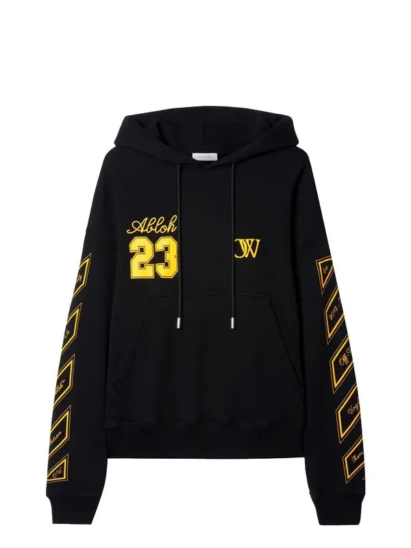 Off-White Hooded Sweatshirt - Black