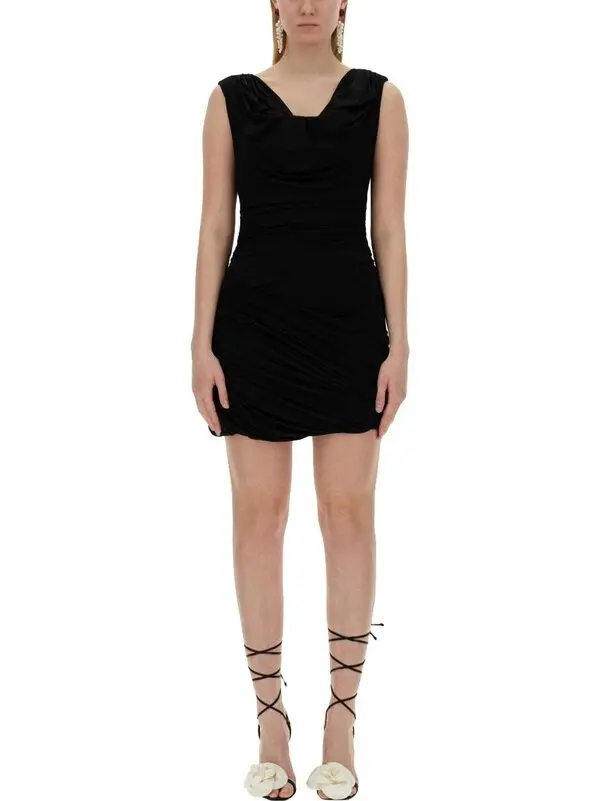 Magda Butrym Jersey Mini Dress - Black