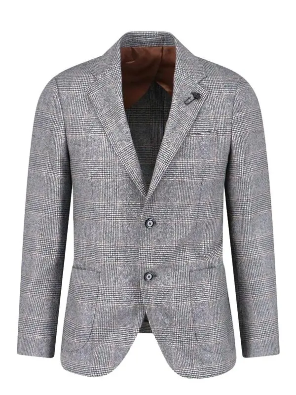 LARDINI Virgin Wool Jacket - Grey