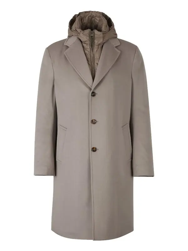 KIRED Wool Padded Coat - Grey