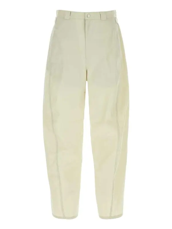 LEMAIRE Cotton Blend Pants - Beige O Tan