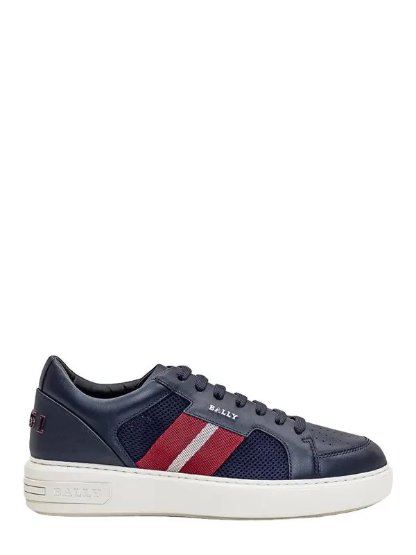 Bally Moony Leather Sneaker - Blue