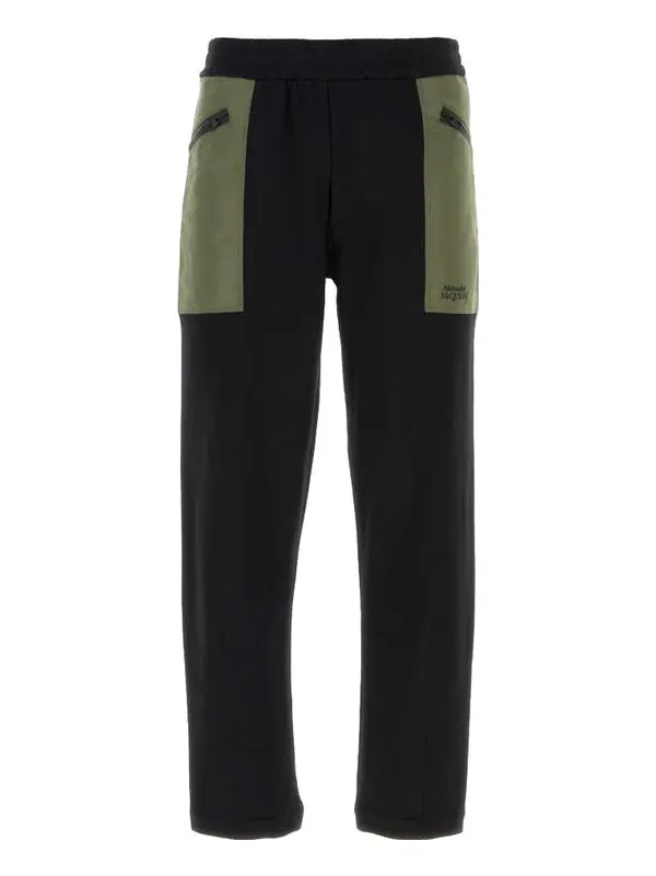 Alexander McQueen Cotton Pants - Black