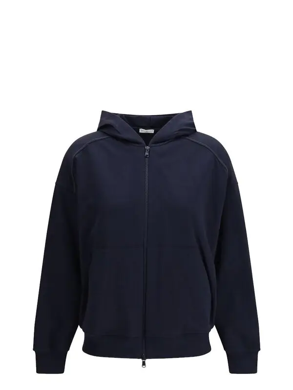 Brunello Cucinelli Hooded Sweatshirt - Blue