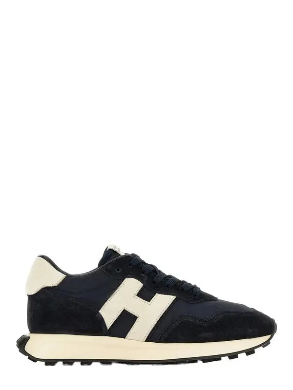 Hogan Lace-up Trainers - Blue